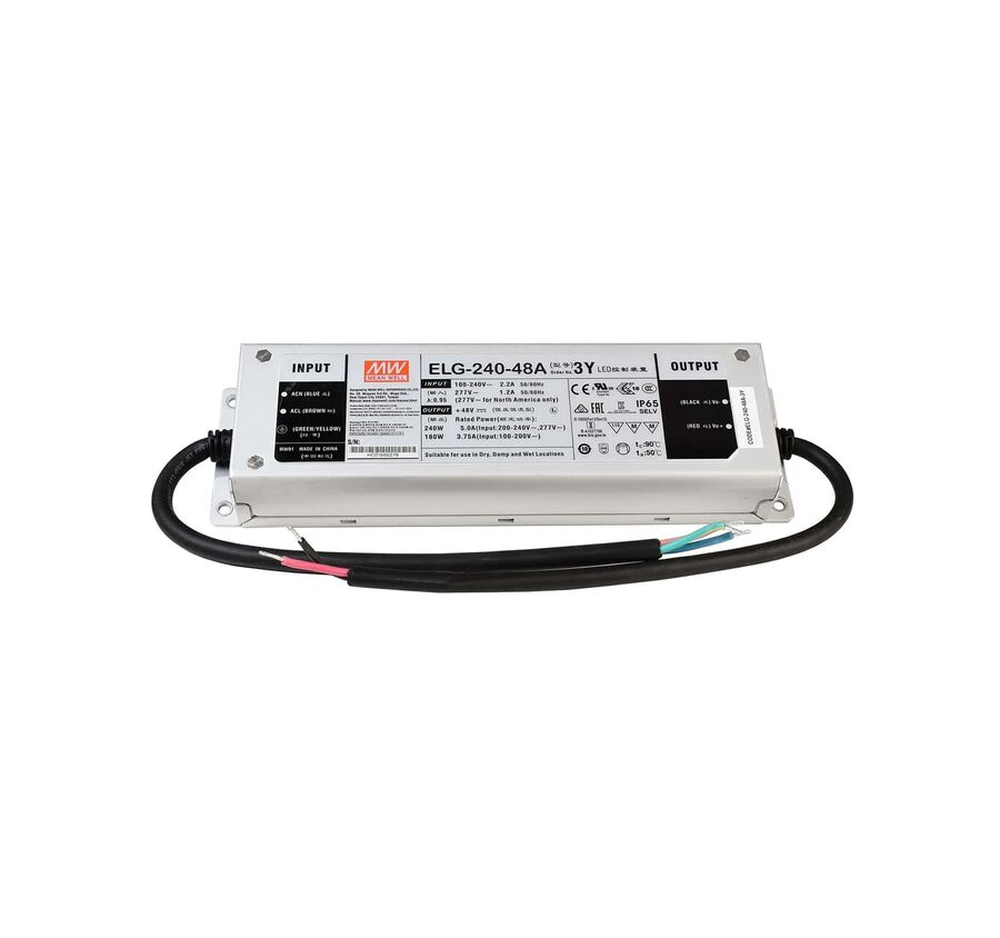 ELG-240-48A-3Y Meanwell 48Vdc 5.0Amp ADJ Led Sürücü (LED Driver) Meanwell