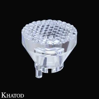 PL1699WI Single, 9,90mm dia, Wide Beam KHATOD LENS Khatod