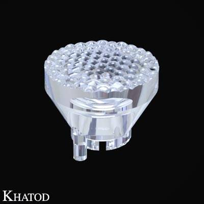PL1699WI Single, 9,90mm dia, Wide Beam KHATOD LENS Khatod